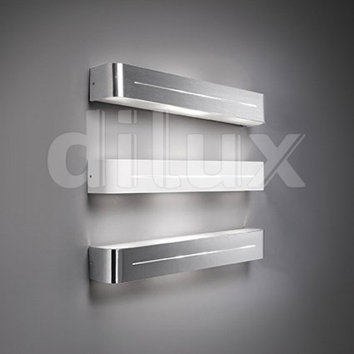 Ideal Lux POSTA AP3 ALLUMINIO Parete 50cm. | Cod. 009933